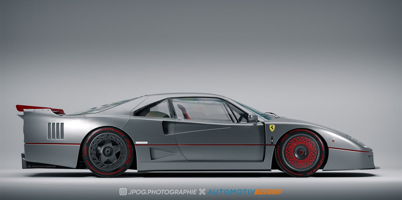 Retour vers le futur : Ferrari F40 Coda Lunga (Longtail) - AUTOMOTIV PRESS