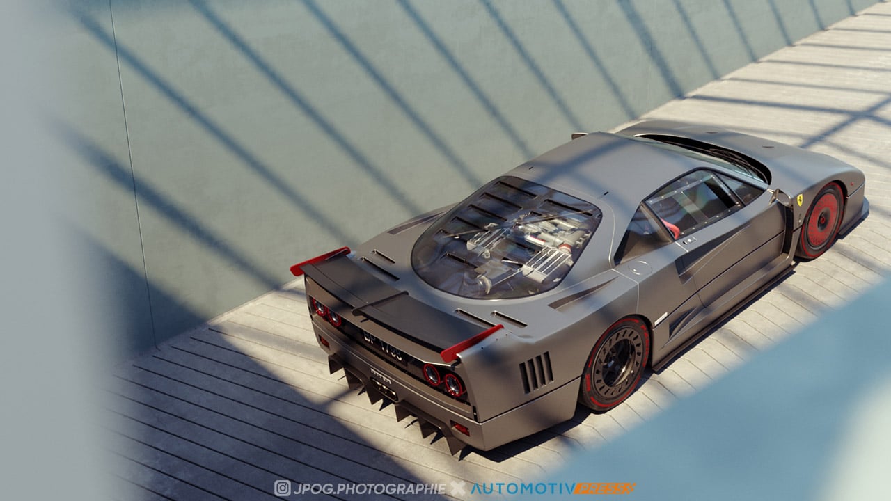 Retour vers le futur : Ferrari F40 Coda Lunga (Longtail) - AUTOMOTIV PRESS