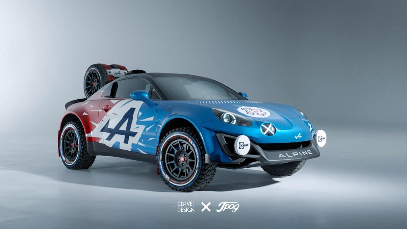 Alpine A110 DKR : concept pour le rally raid - Alpine Renault