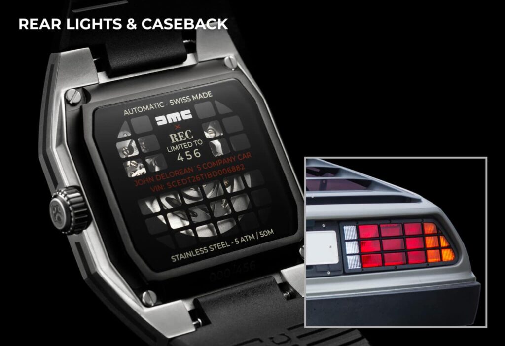 REC Watches SPX DeLorean : DMC-12 au poignet ! - AUTOMOTIV PRESS