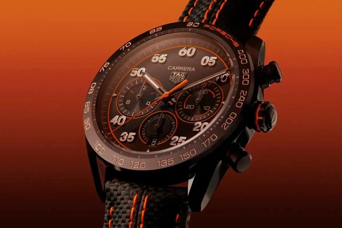 TAG Heuer Carrera x Porsche Orange Racing : hommage à la course ...