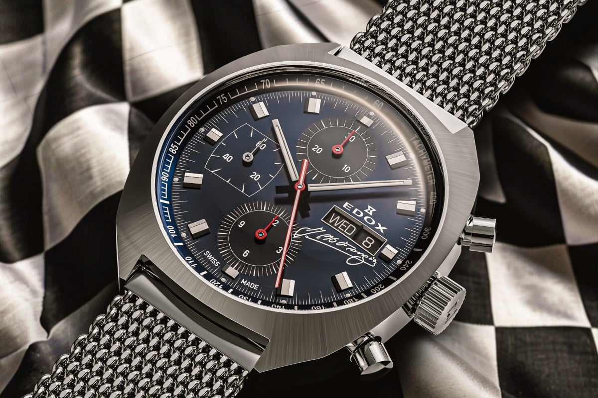 Edox Sportsman Chronograph Automatic Fangio Limited Edition - AUTOMOTIV ...