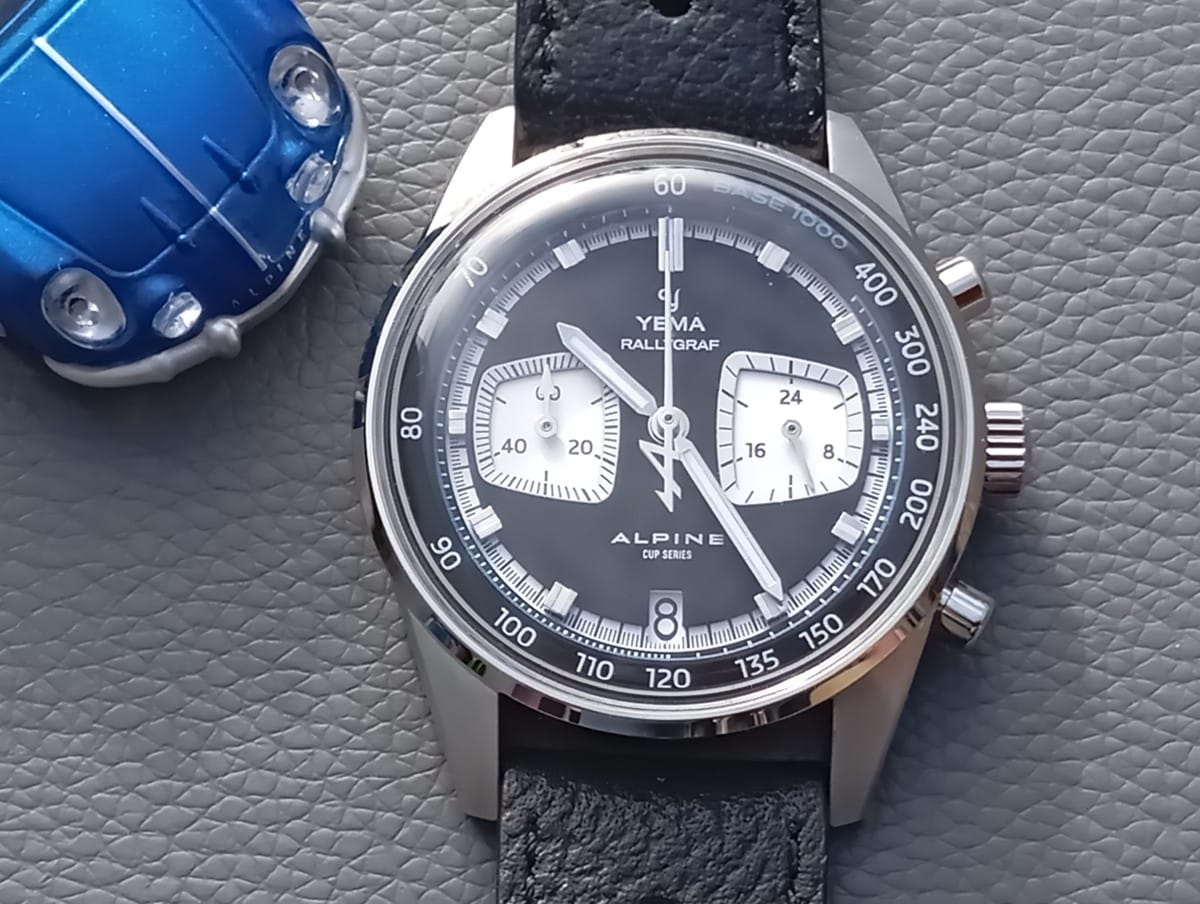Essai du chronographe Yema Rallygraf Alpine Cup Series - AUTOMOTIV PRESS